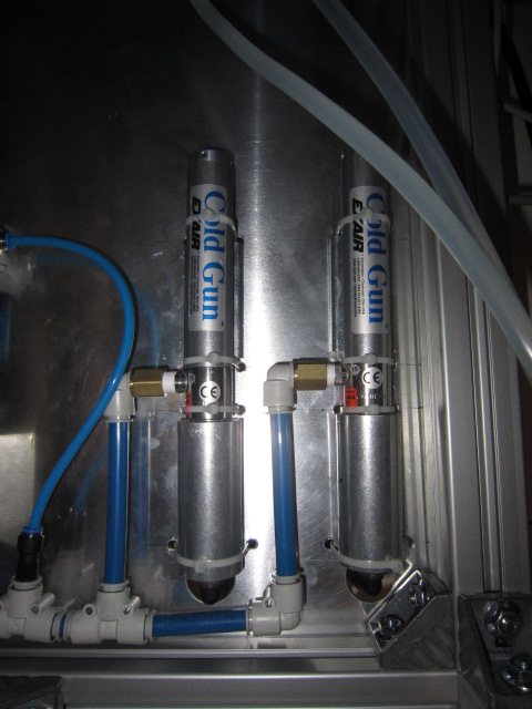 Cooling Down A Test Rig With EXAIR Cold Guns