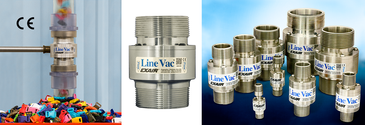 Threaded Line Vacs: Low Cost Conveyor Uses Ordinary Pipe!