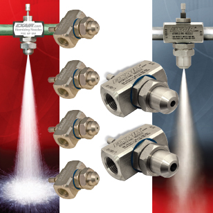 Internal Mix Atomizing Spray Nozzles Overview